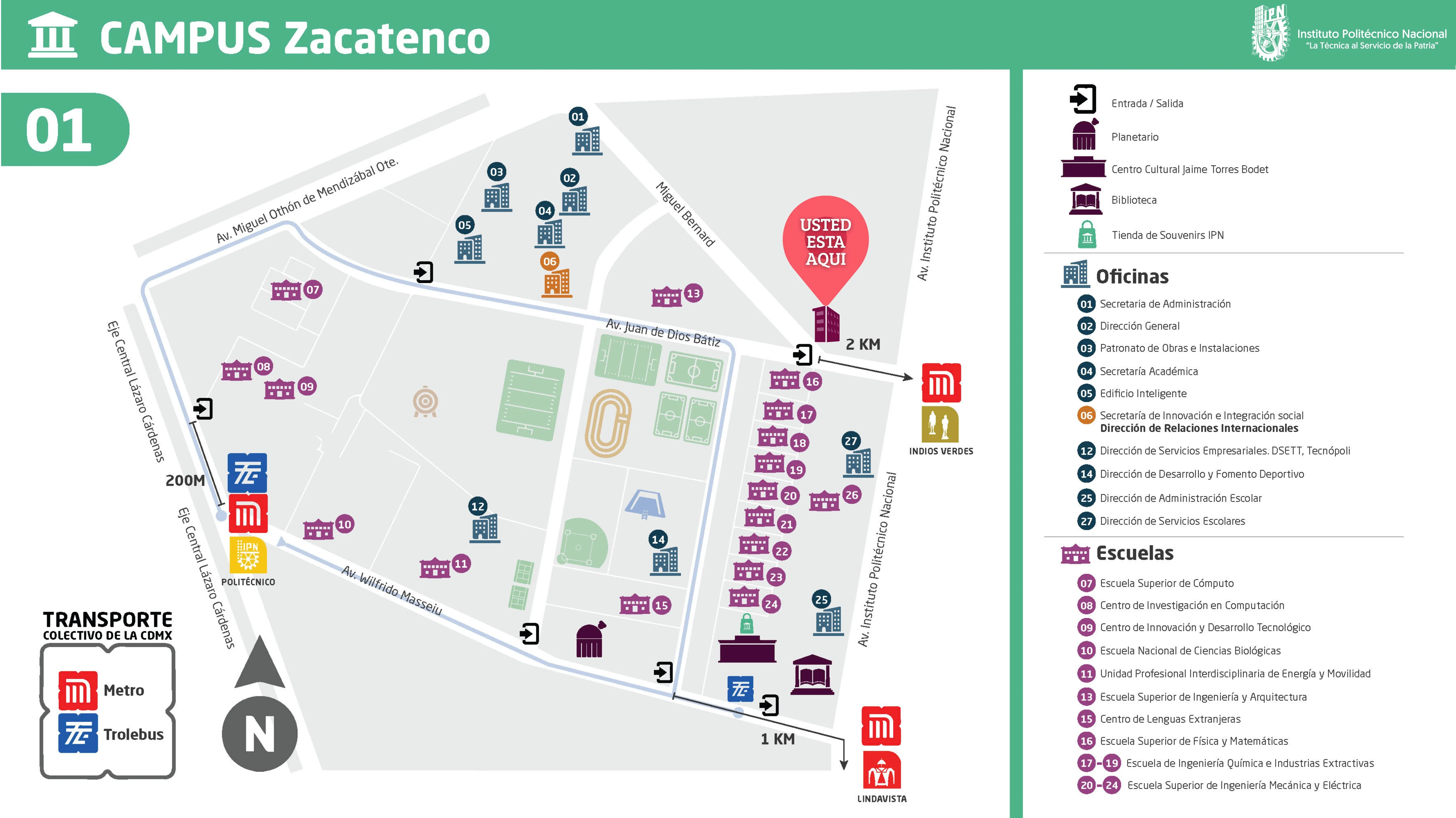 Mapa de Ubicación | Residencia Investigadores | IPN Oficial